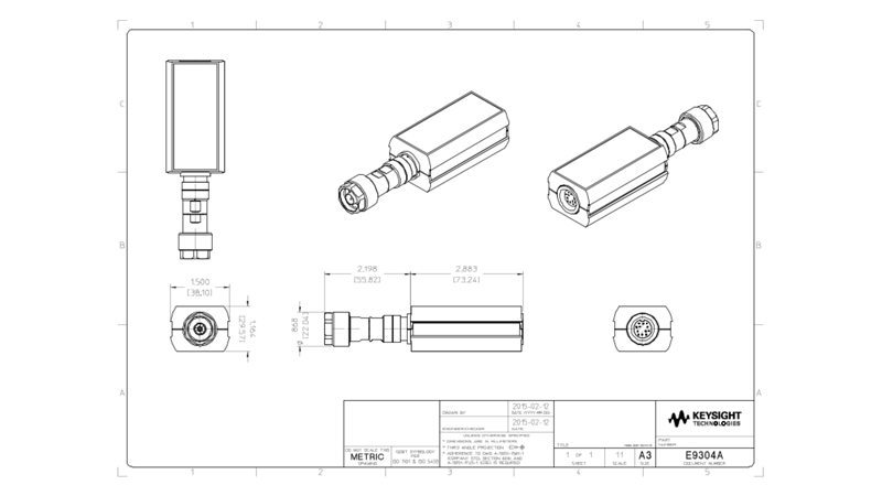 E9304A E 系列平均功率传感器 | Keysight